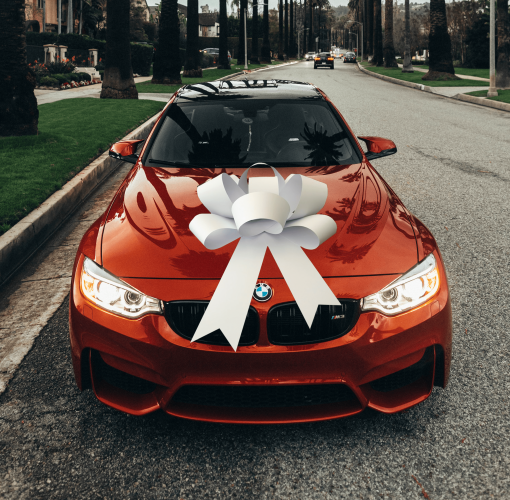 Buy Big Car Bows, Car Bonnet Bows - Arrive Ready To Use